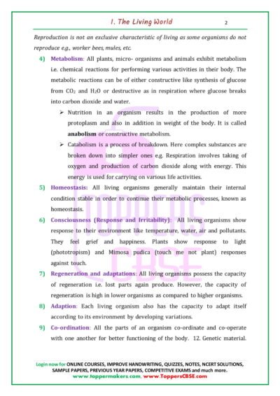 CBSE Class 11 Biology Notes Download* In PDF | Toppers CBSE | Online ...