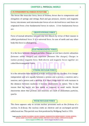 CBSE Class 11 Physics Notes with Derivations | Toppers CBSE