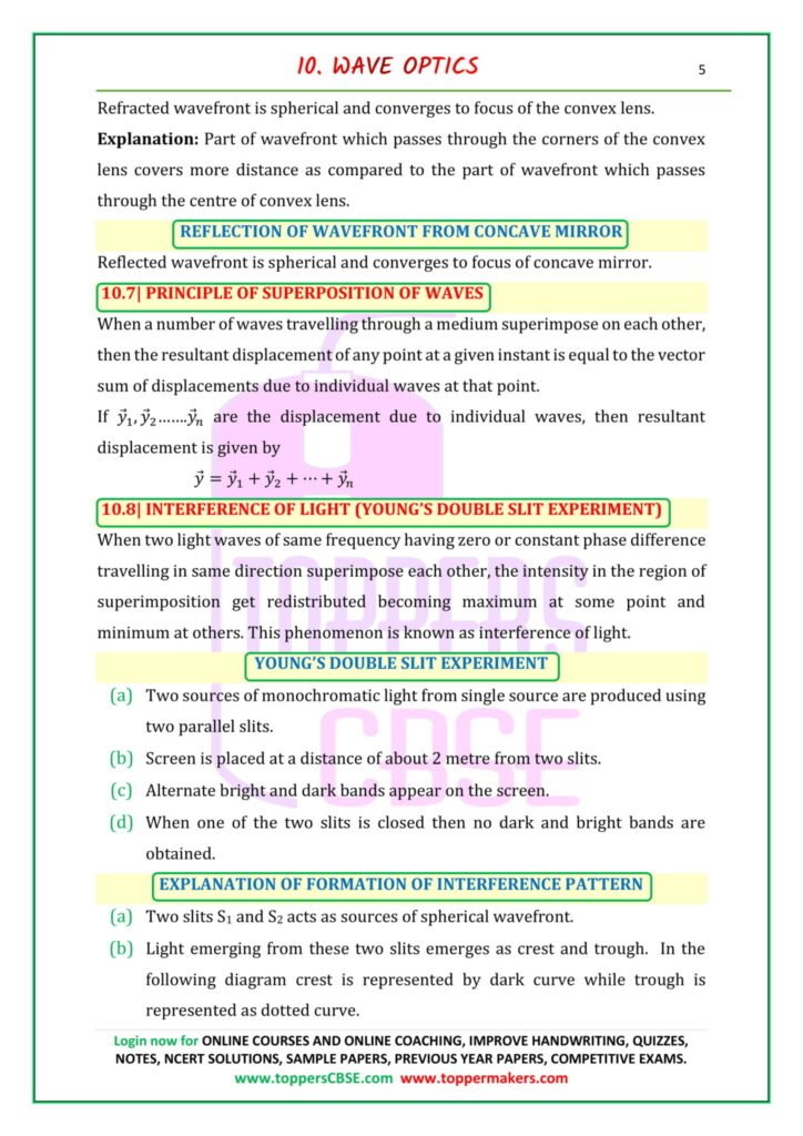 Class 12 Physics Handwritten Notes | Toppers CBSE