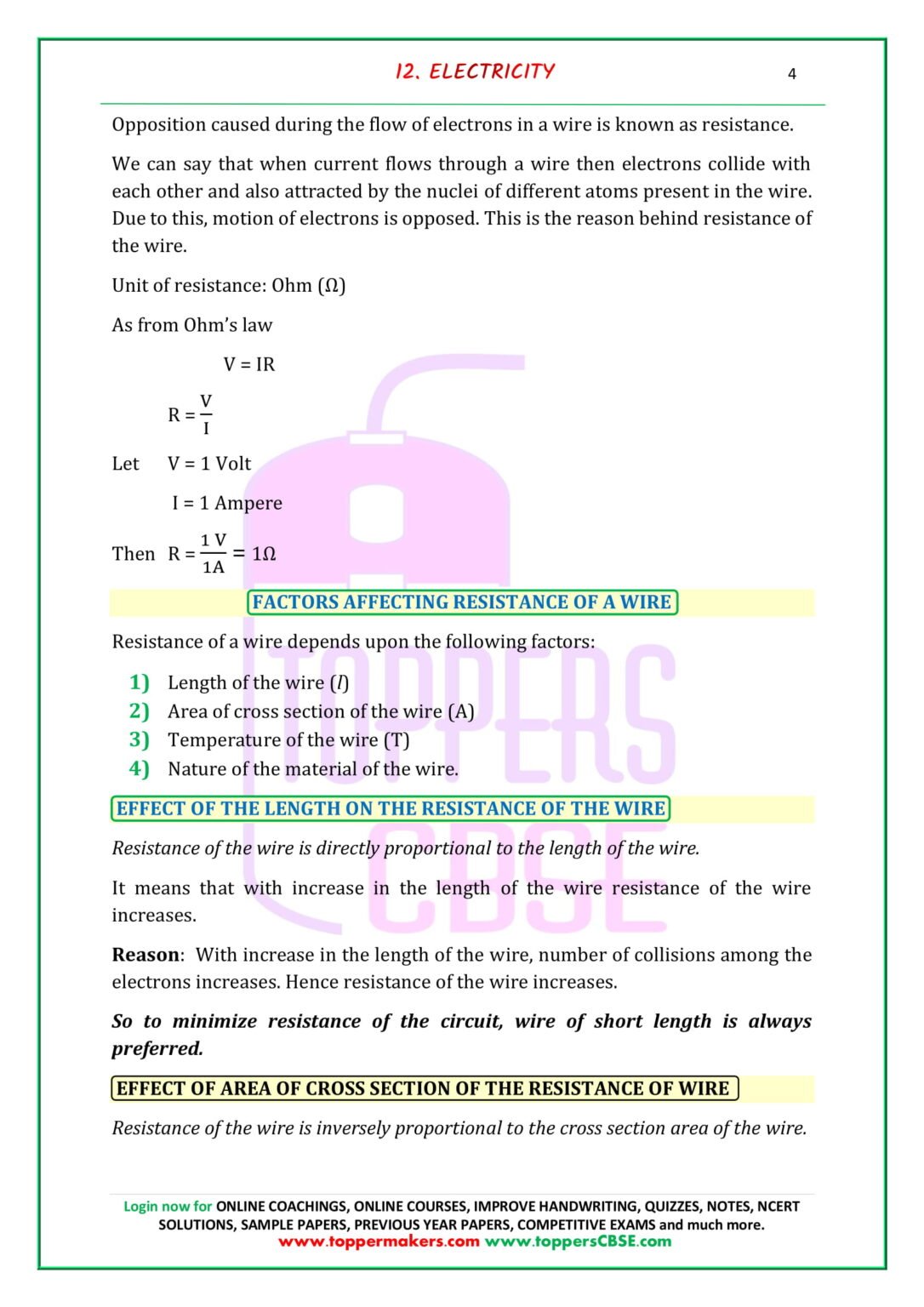 CBSE Class 10 Science Notes Chapter 12 Download in Pdf | Toppers CBSE ...