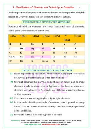 Class 11 Chemistry Notes Chapter 3 Classification of Elements and ...